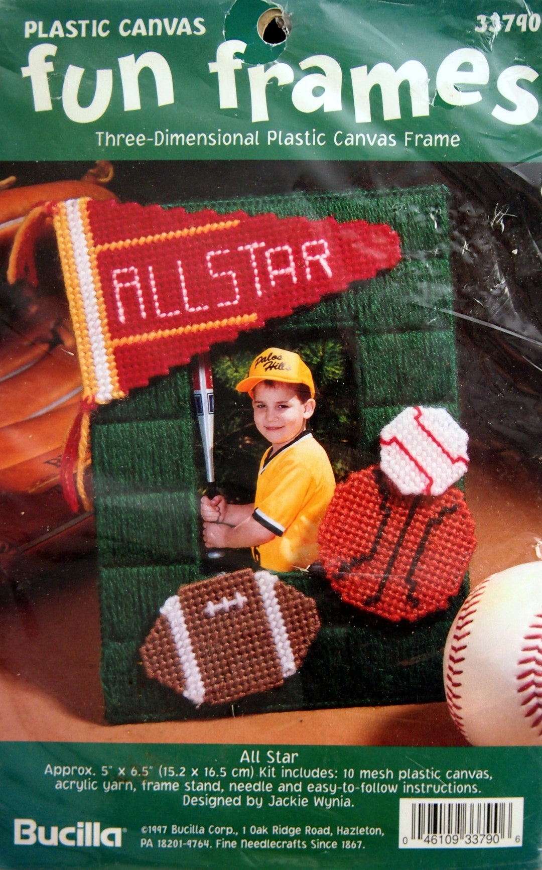 All Star Fun Frames by Jackie Wynia and Bucilla Vintage Three ...