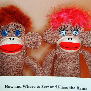 Sew Cute and Collectible Sock Monkeys by Dee Lindner, the Sock Monkey Lady Paperback Sewing ...