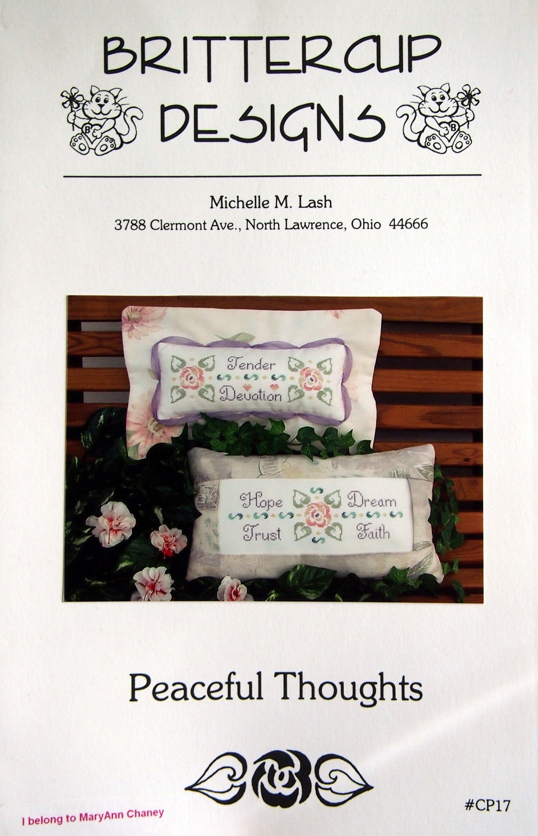 Peaceful Thoughts by Michelle Lash and Brittercup Designs Vintage ...