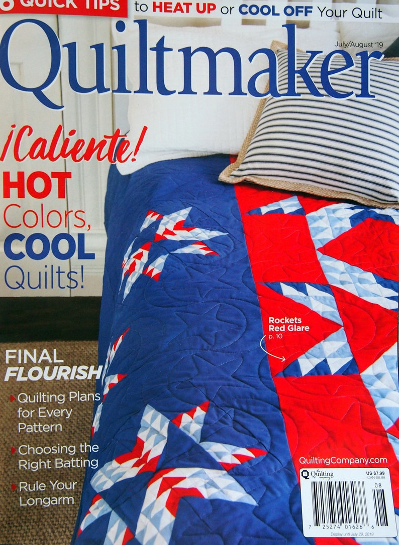 Quiltmaker Quilt Pattern Magazine July/august 2019 - Etsy