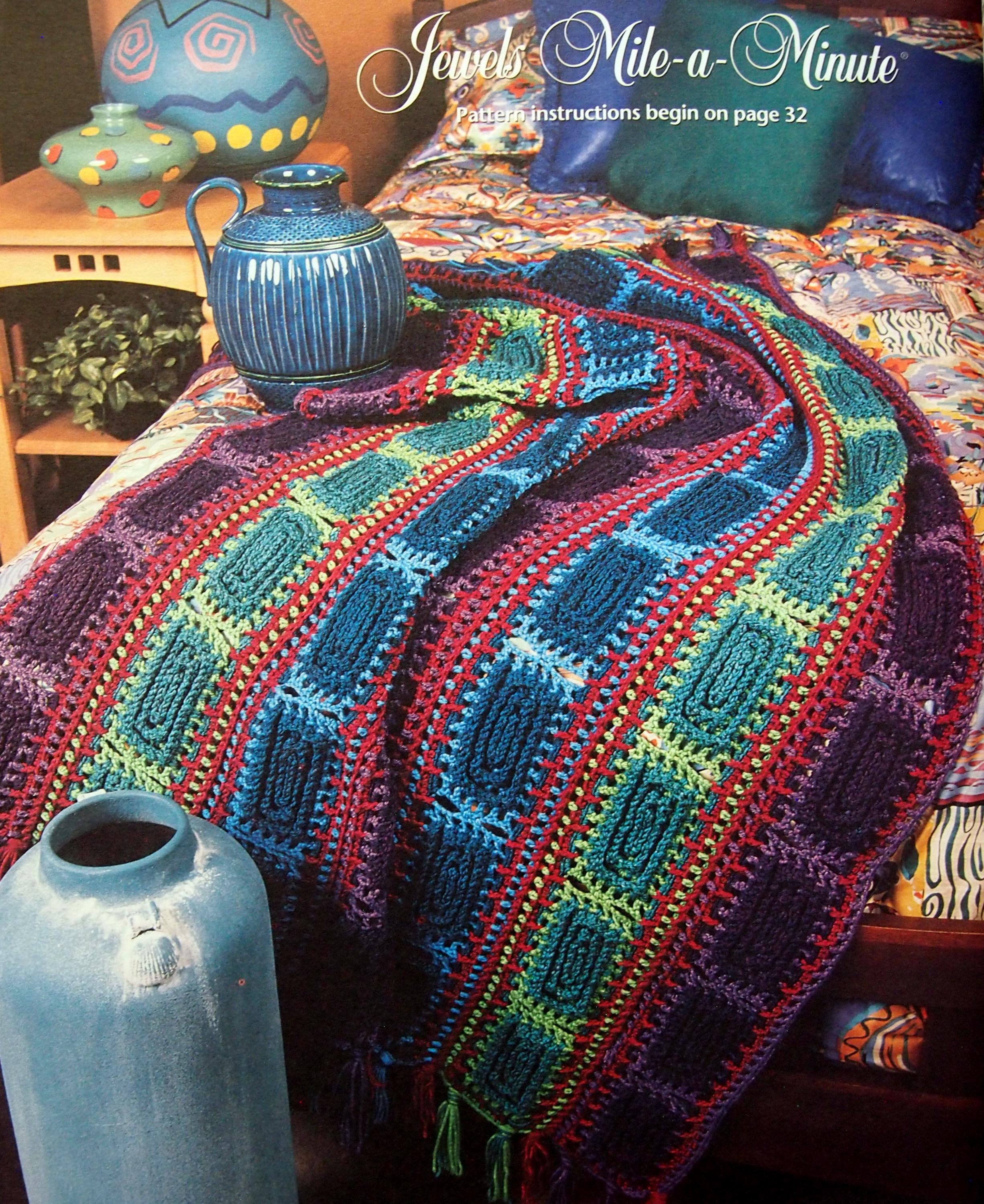 Award Winning Afghans by Annie's Attic Vintage Crochet Pattern Booklet ...