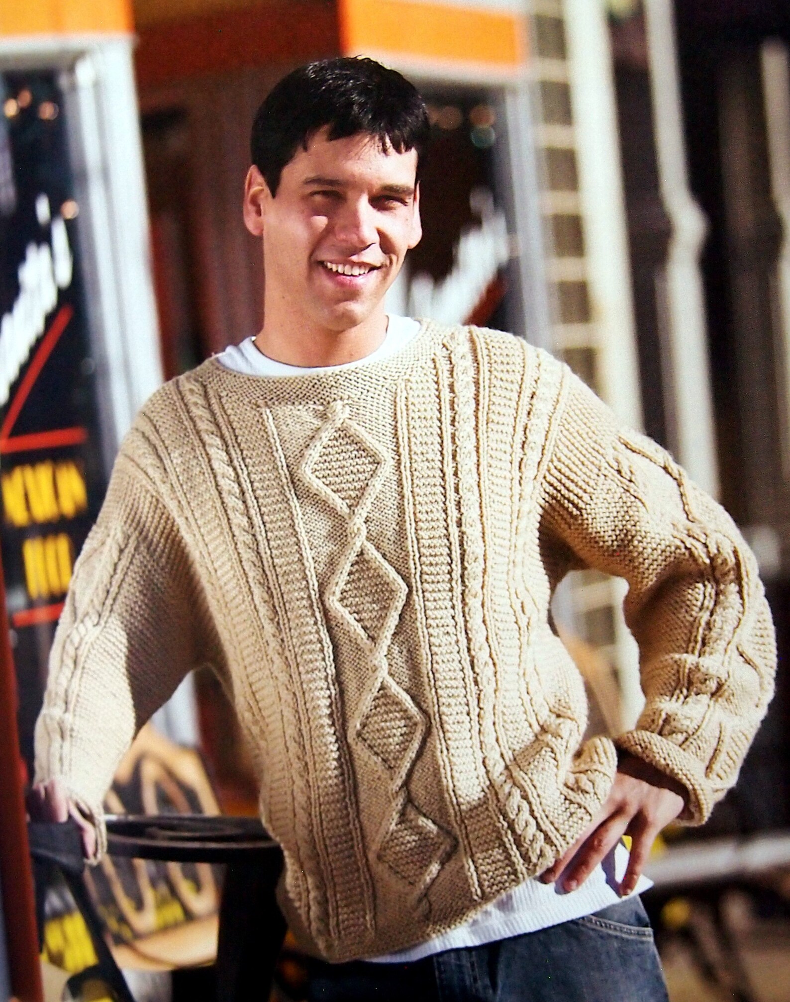 Men in Knits Sweaters to Knit That He WILL Wear by Tara Jon - Etsy