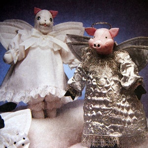 Angel Animals Mccall's Crafts 6075 Vintage Uncut Sewing Pattern 1992 - Etsy