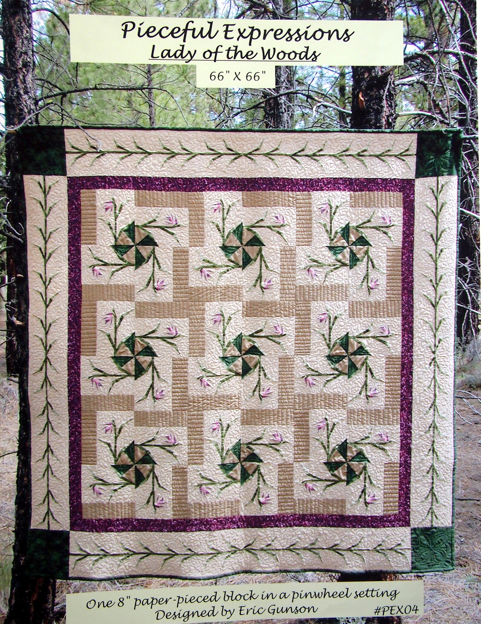 Lady of the Woods by Eric Gunson for Pieceful Expressions Quilt Pattern ...