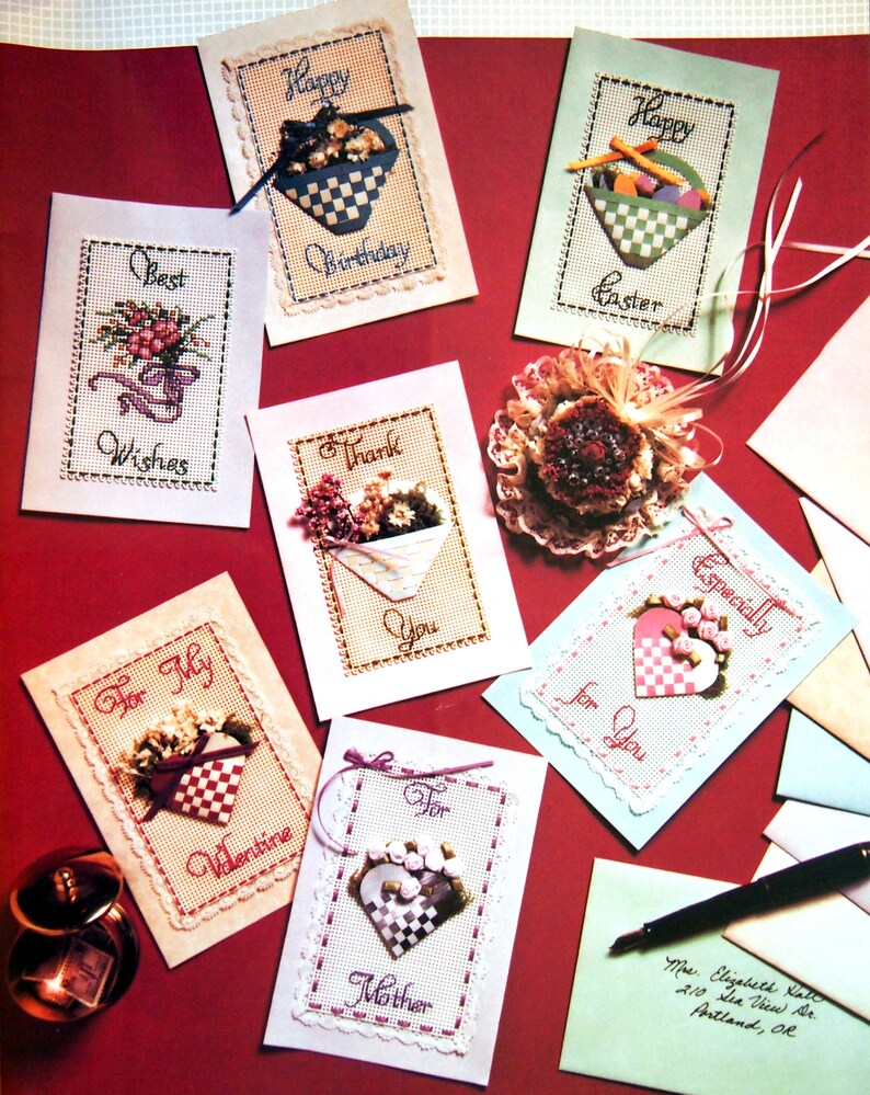 Cross Stitch And Country Crafts Vintage Cross Stitch Pattern | Etsy