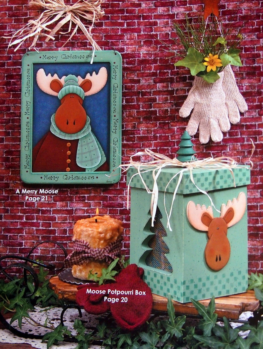 Mostly Moose and More by Nancy Wood Vintage Tole and Decorative ...
