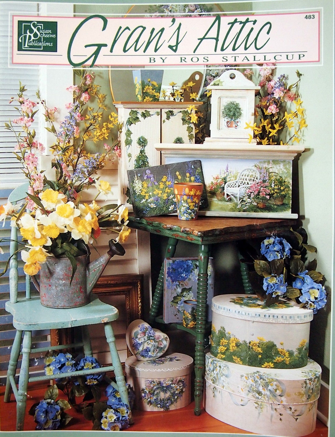 Gran's Attic by Ros Stallcup Vintage Tole and Decorative Painting Pattern Book 2000 - Etsy