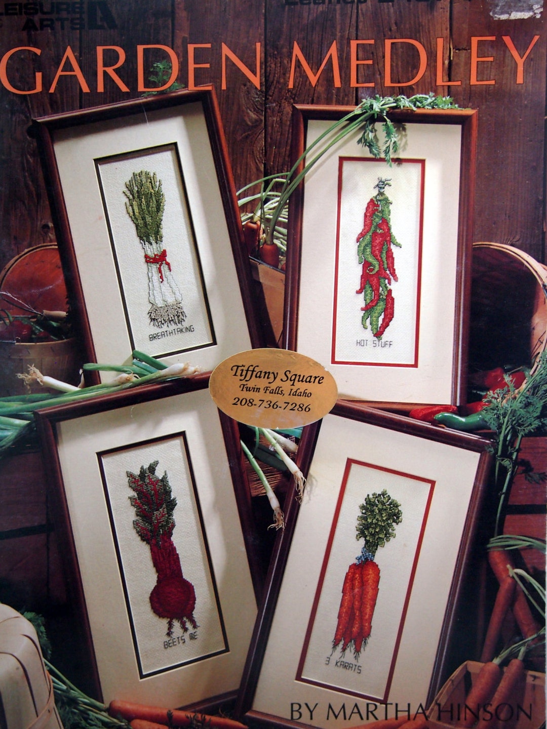 Garden Medley by Martha Hinson Vintage Counted Cross Stitch Pattern ...