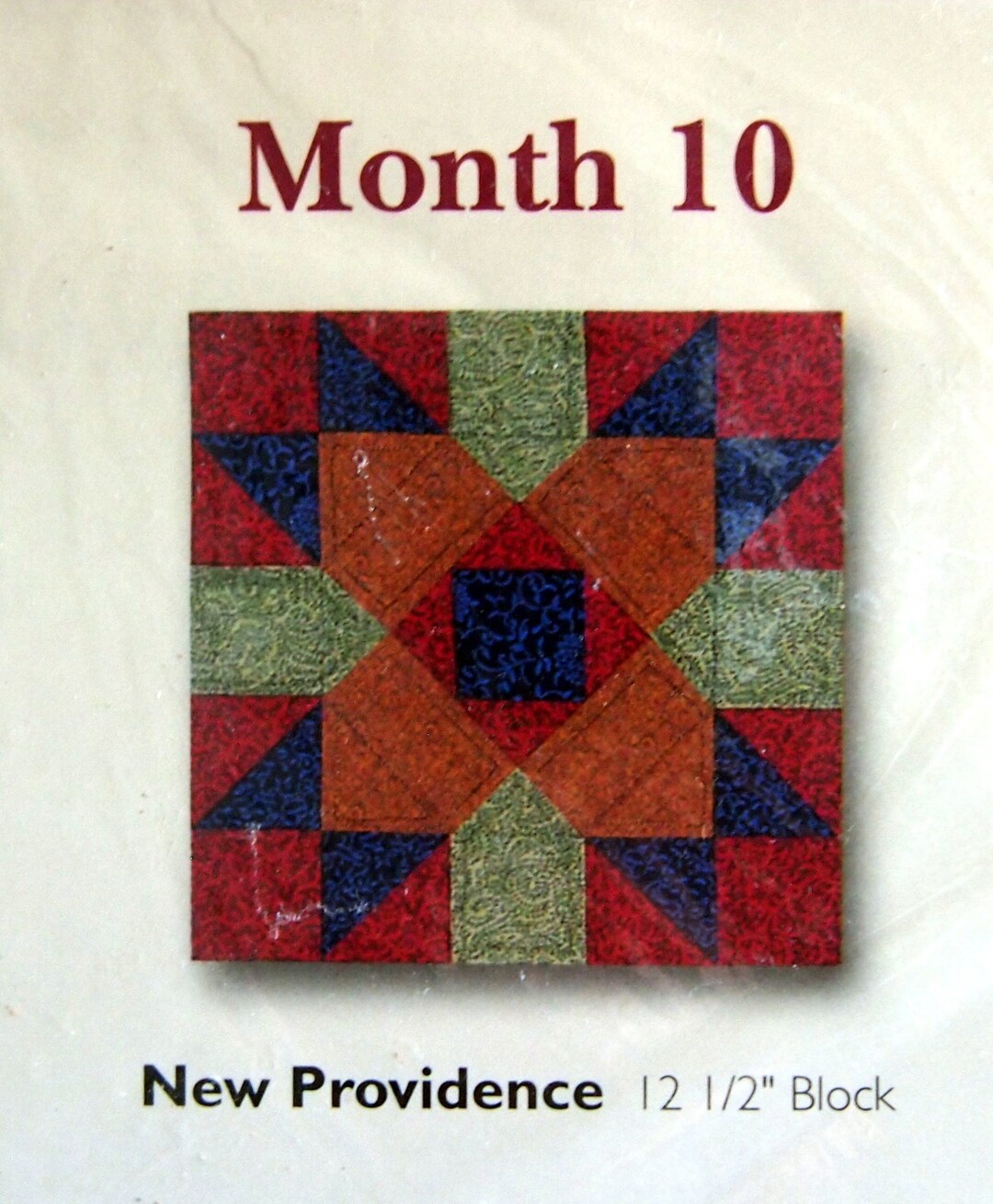 New Providence Block 10 Countryside Cottage for Joann's Fabric and ...