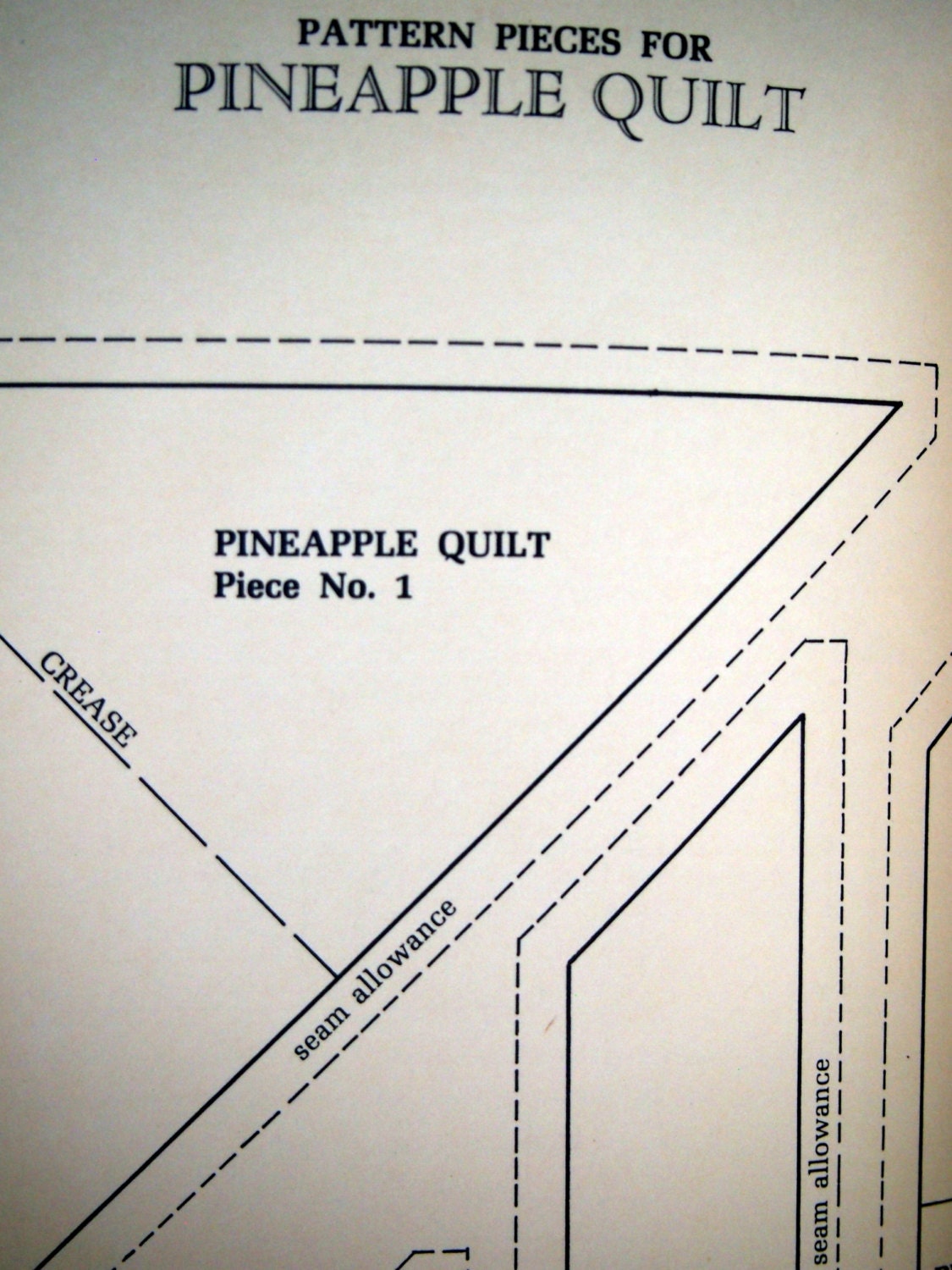 Traditional Patchwork Patterns Full-size Cut-outs and | Etsy
