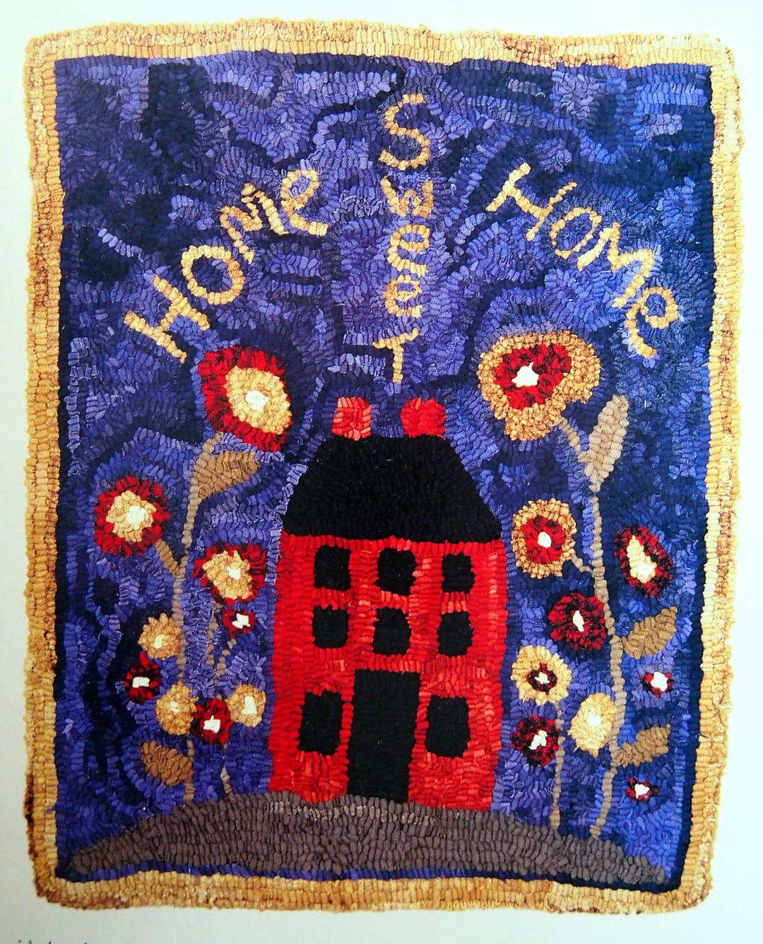 Rug Hooking for the First Time by Donna Lovelady Vintage Hardcover Rug ...