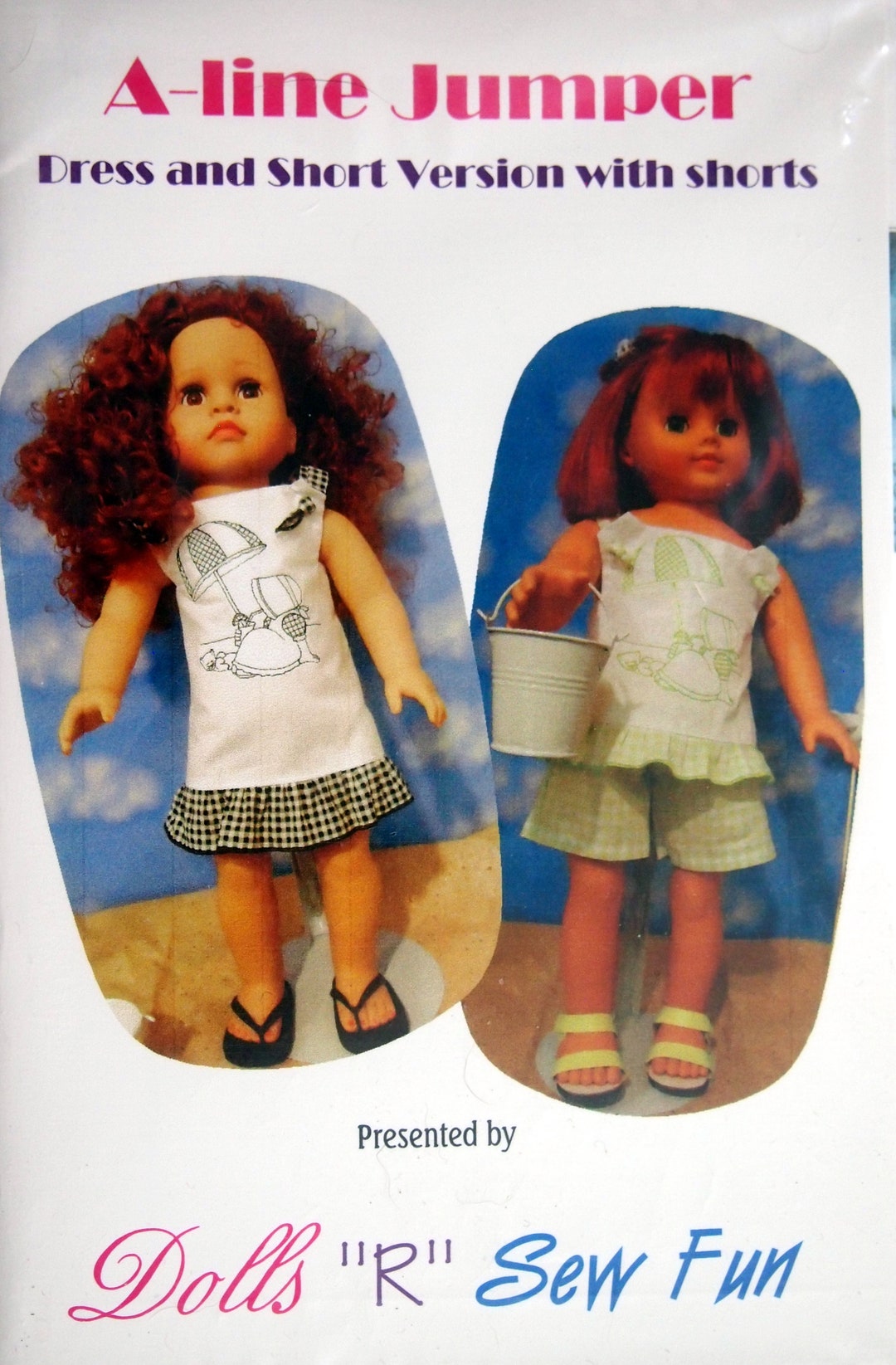 A-line Jumper Dress and Short Version With Shorts by Dolls "r" Sew Fun ...