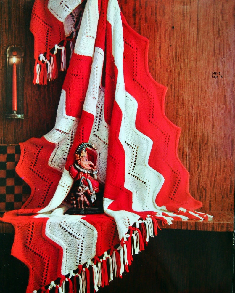 Afghans Book 742 by Columbia Minerva Vintage Knitting and - Etsy
