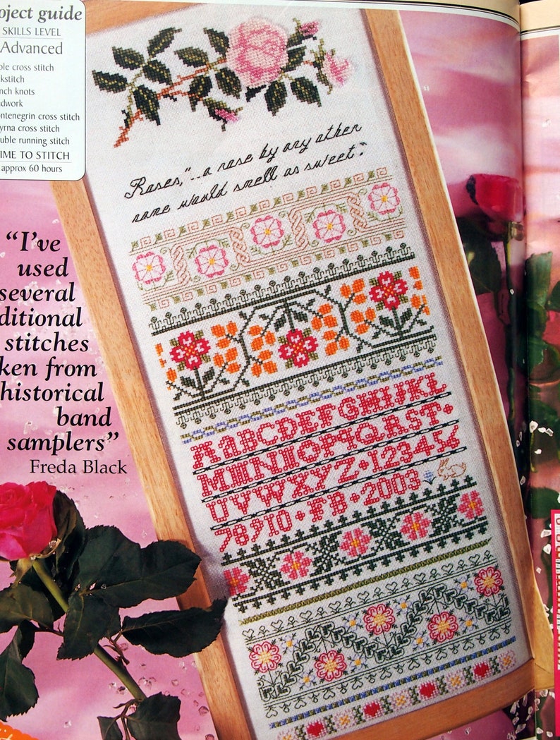 Cross Stitch Collection Issue 92 British Cross Stitch Pattern - Etsy