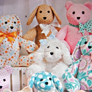 Two Pattern Piece Animals - Approximately 14 Inches Simplicity 8044 ...