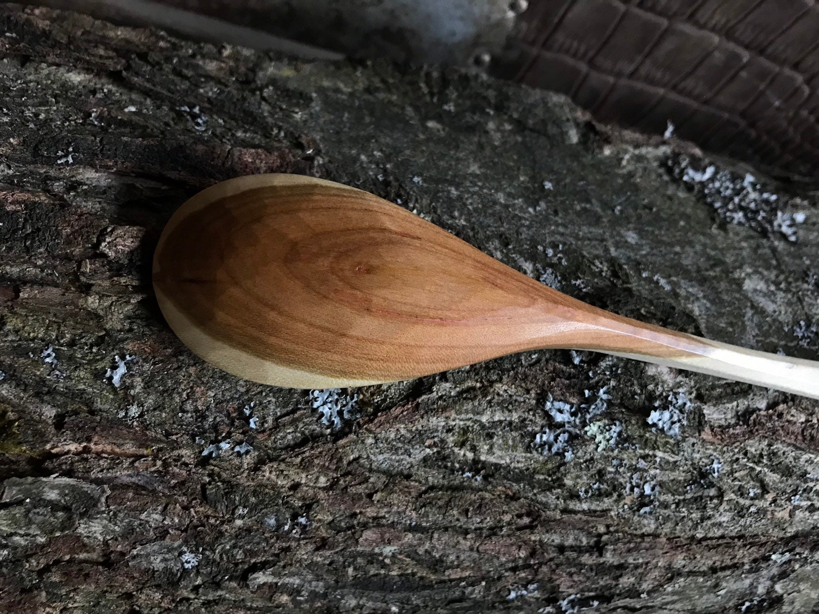 9 cooking spoon, soup spoon, all in one bushcraft spoon, hand carved ...