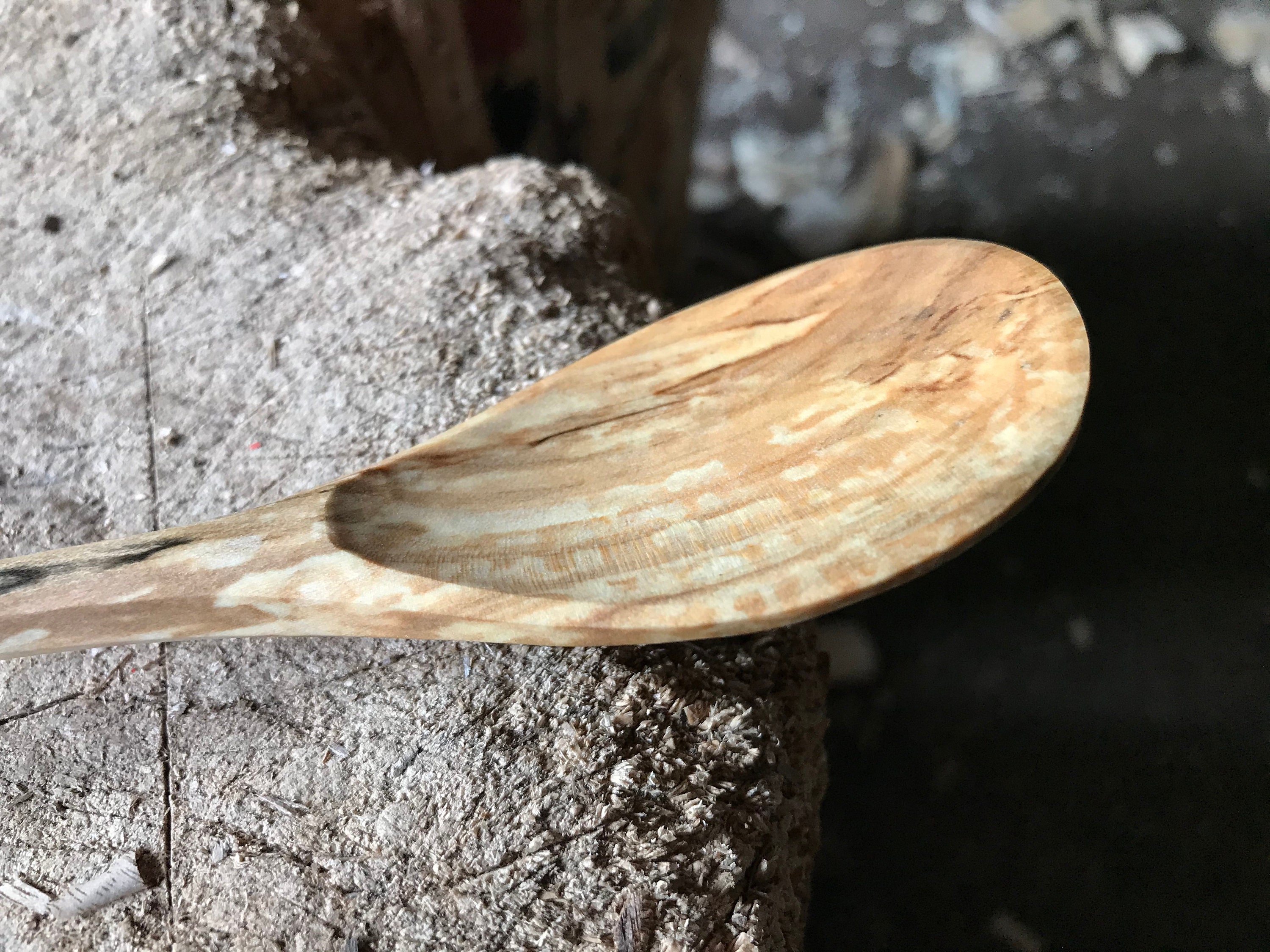 9 bushcraft spoon, wooden spoon, cooking spoon, soup spoon, all in one ...
