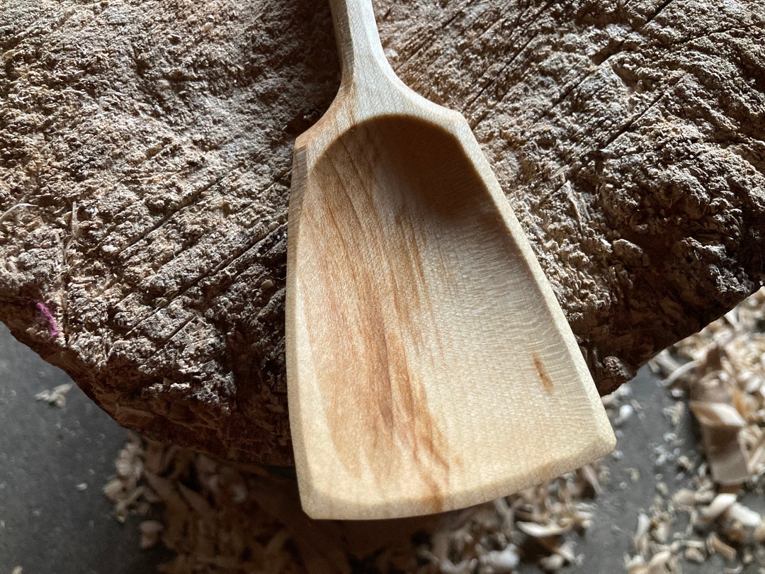Wok Style Cooking Spoon, 12” Wooden Spoon - Etsy