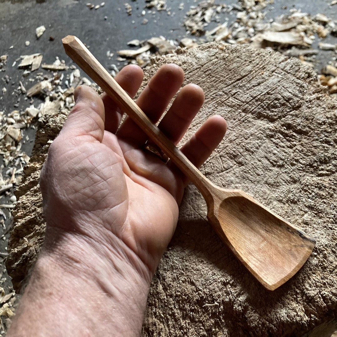 Wok Style Cooking Spoon, 9” Wooden Spoon - Etsy