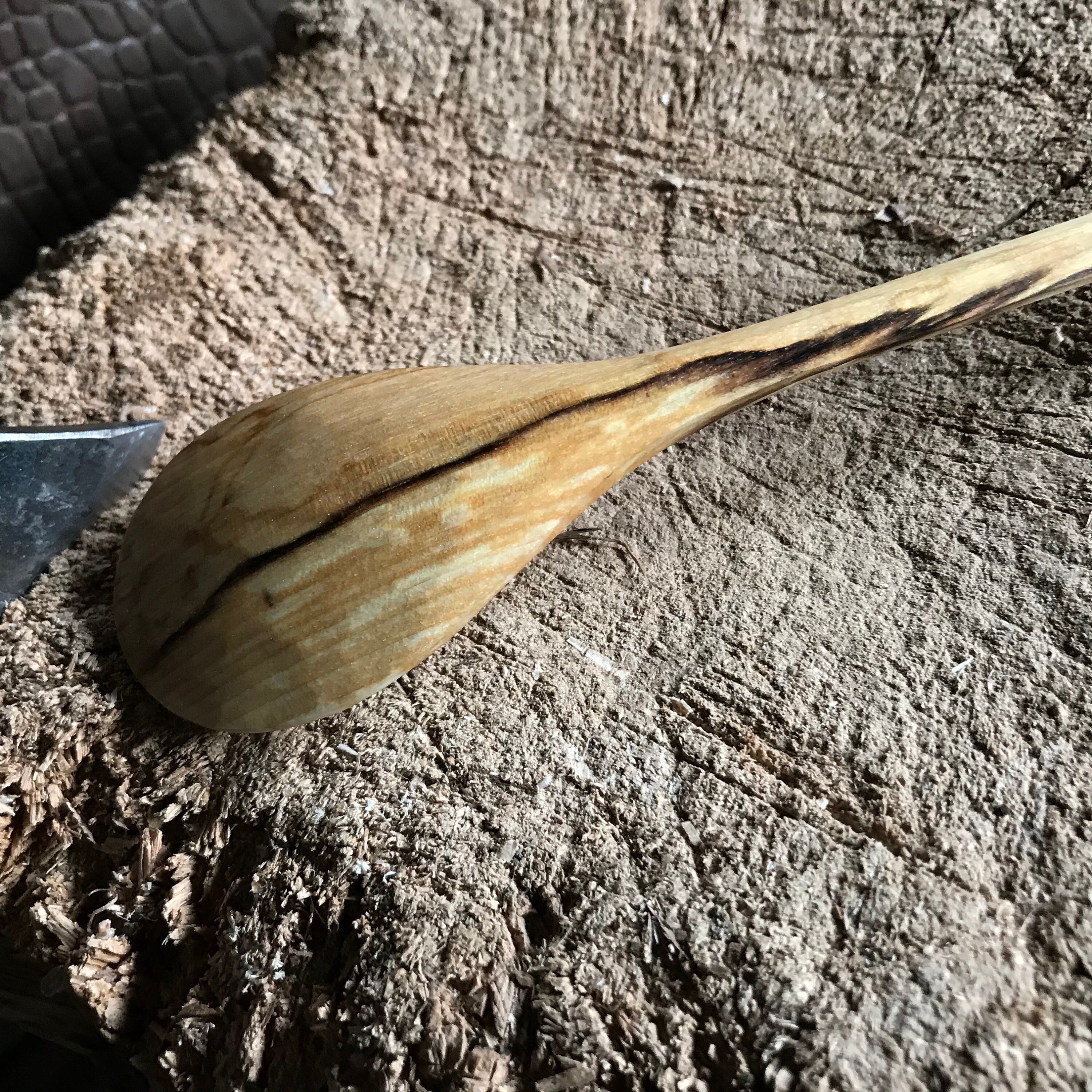 9 bushcraft spoon, wooden spoon, cooking spoon, soup spoon, all in one ...