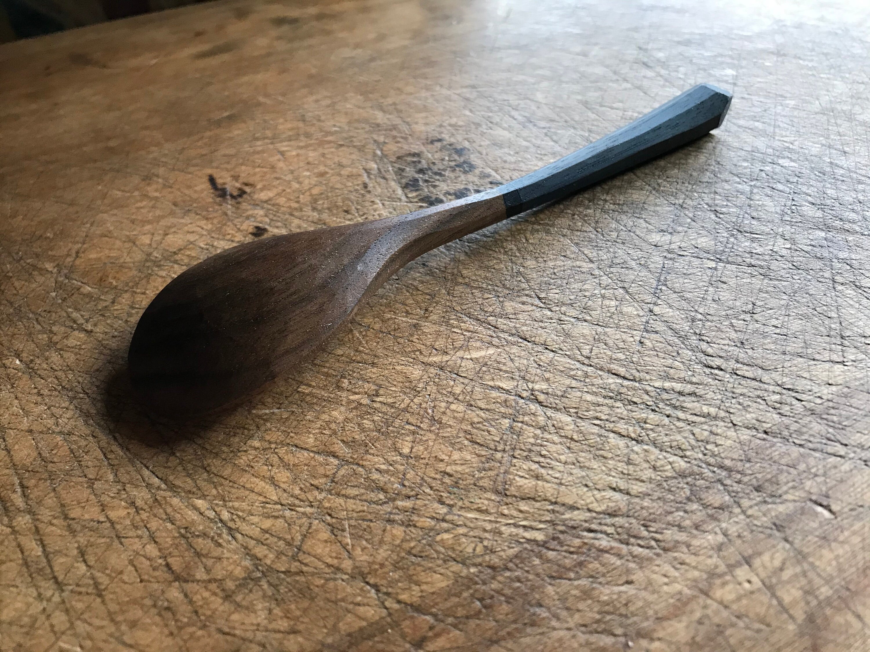 6 eating spoon, table spoon, wooden spoon, serving spoon, hand carved ...