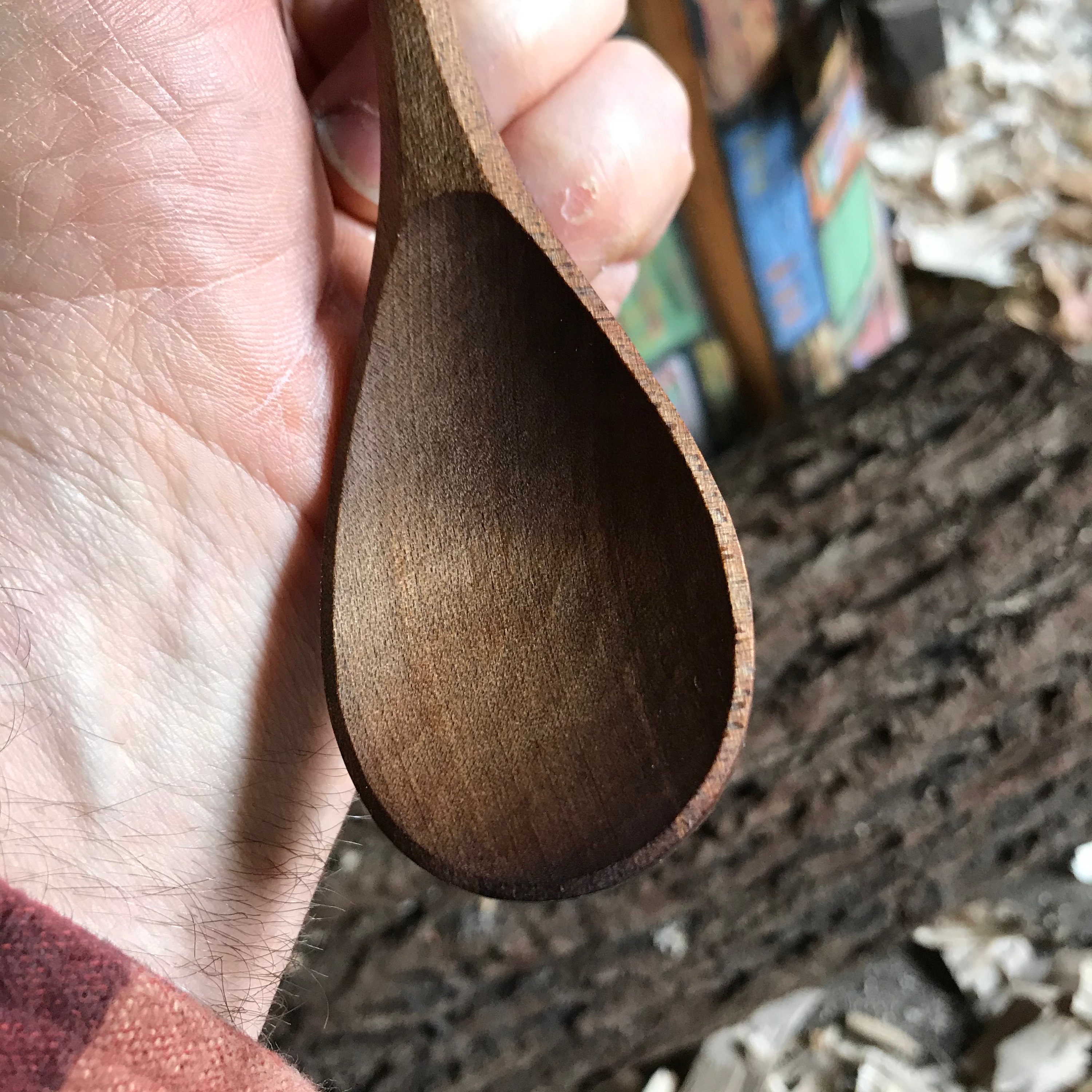 9 bushcraft spoon, wooden spoon, cooking spoon, soup spoon, all in one ...