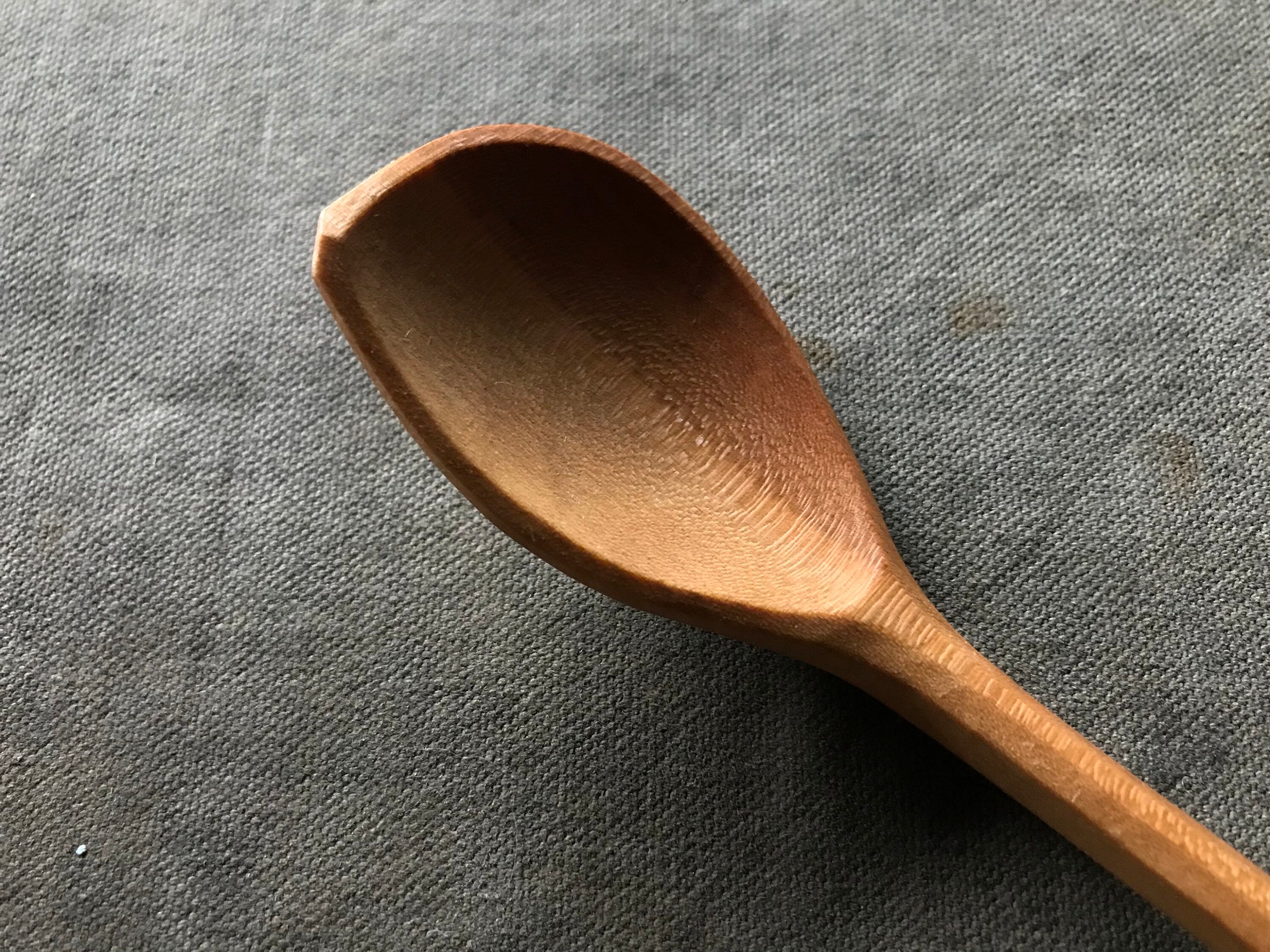 9 wooden spoon, light cooking spoon, eating spoon, all in one bushcraft ...