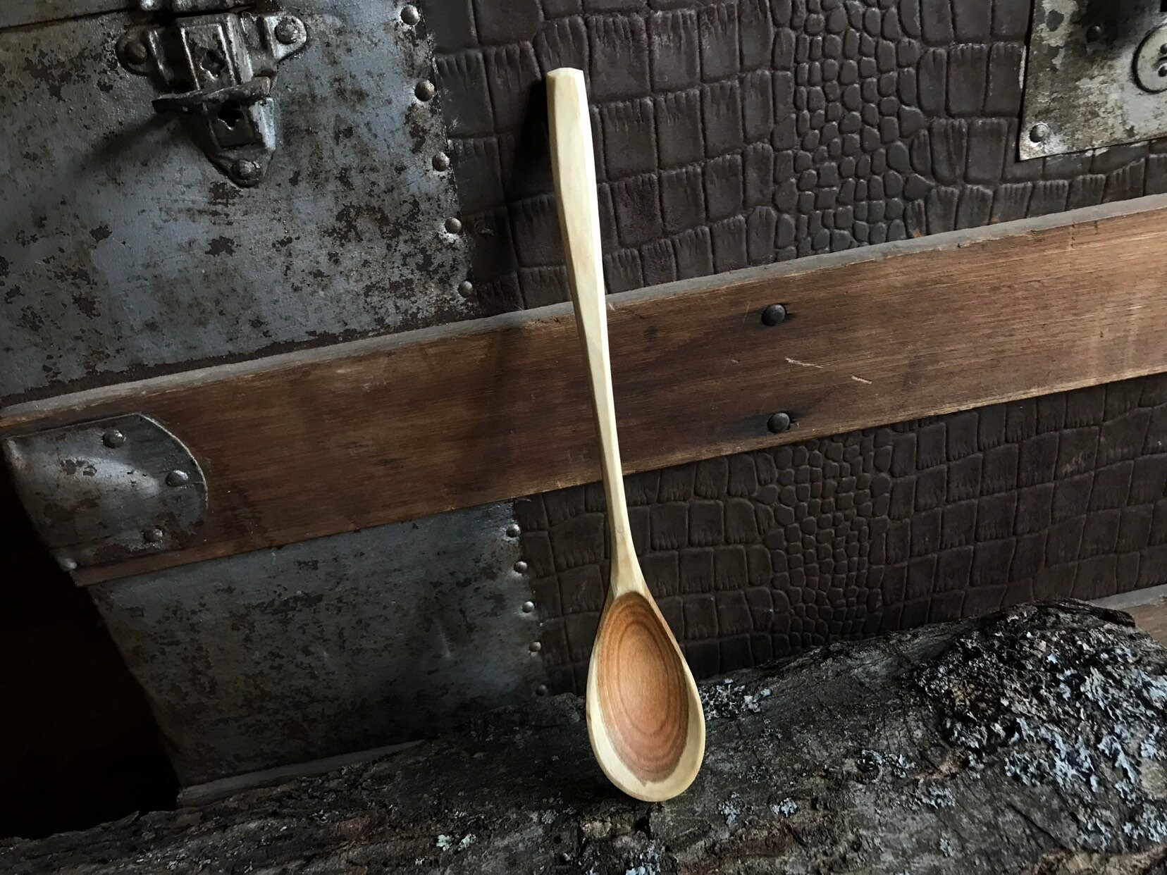 9 cooking spoon, soup spoon, all in one bushcraft spoon, hand carved ...