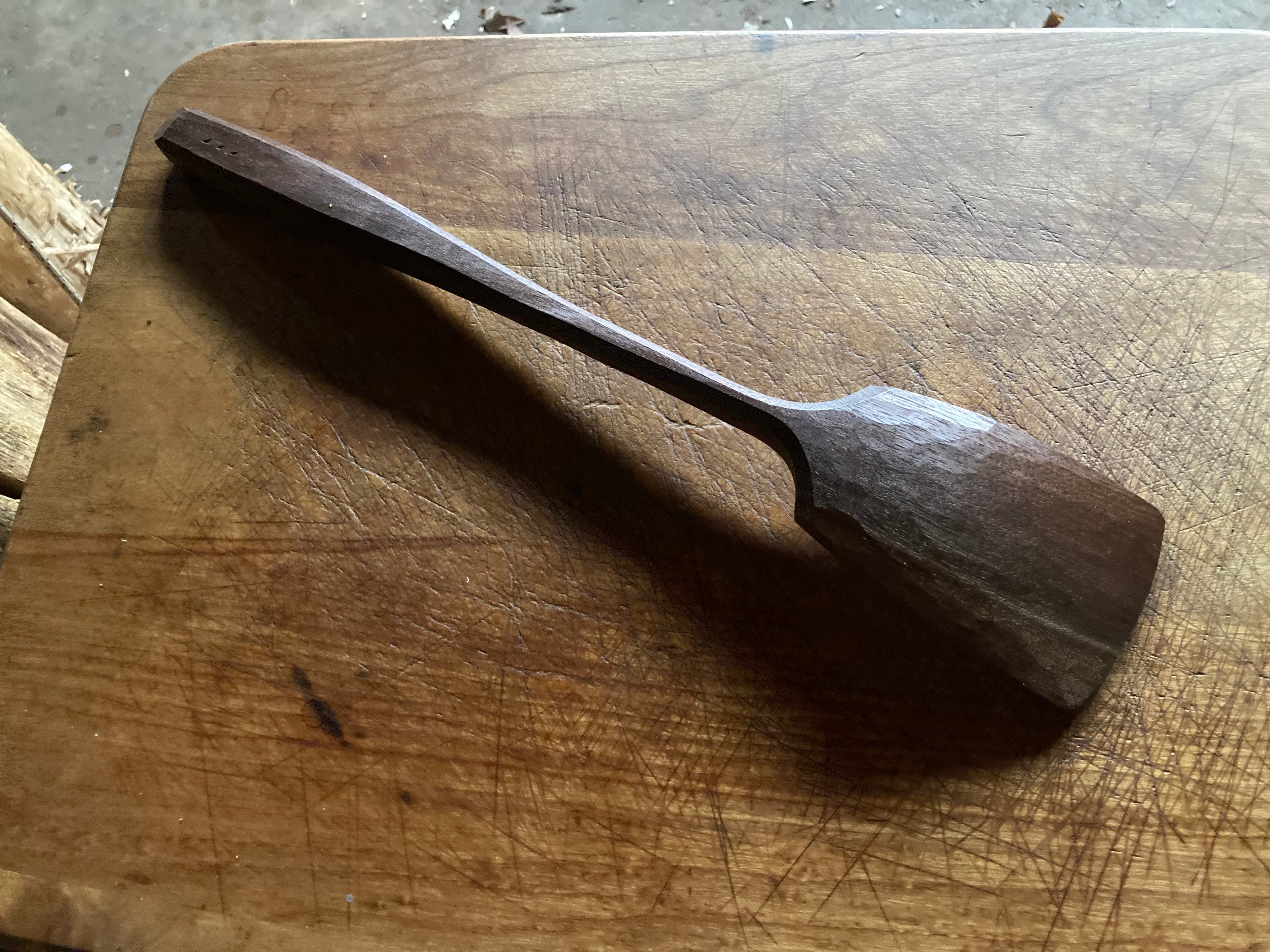 12 wok style spoon, wooden spoon, cooking spoon, serving spoon, made ...