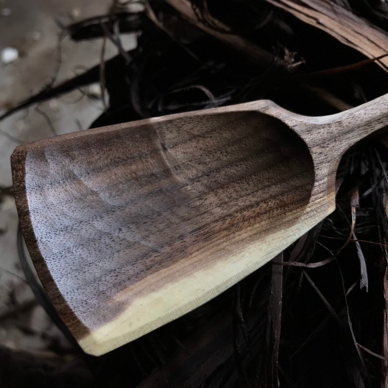 11 wok style spoon, wooden spoon, cooking spoon, serving spoon, made ...