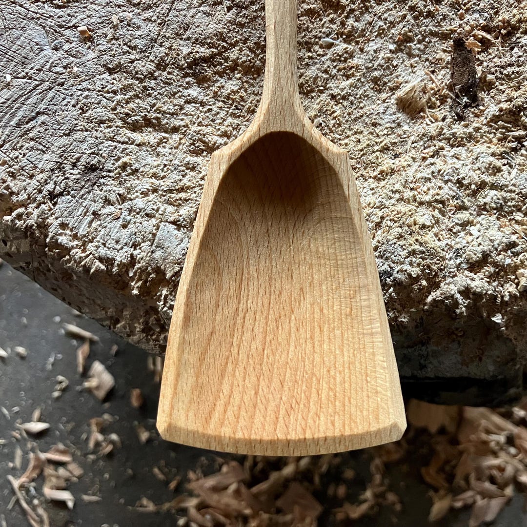 Wok Style Cooking Spoon, 12” Wooden Spoon - Etsy