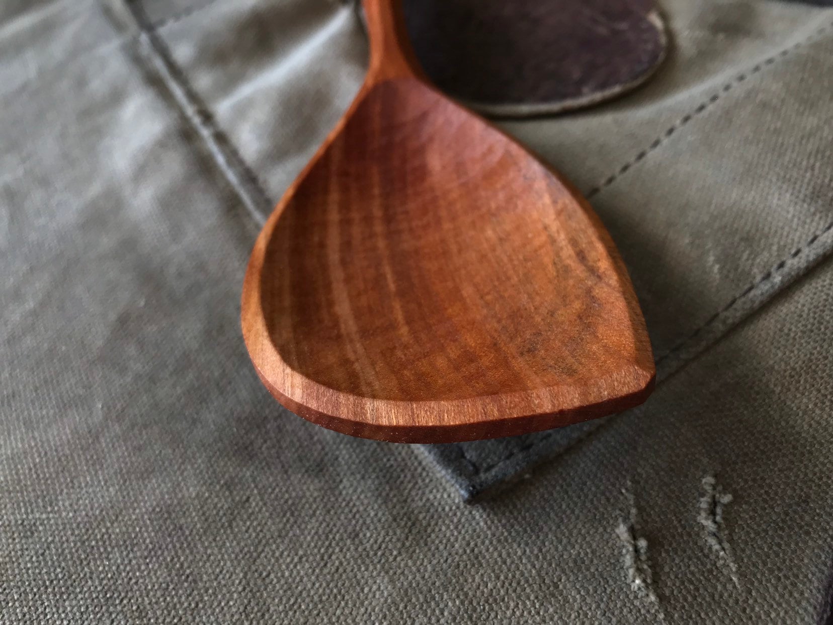 11cooking spoon, serving spoon, left handed, hand carved wooden spoon