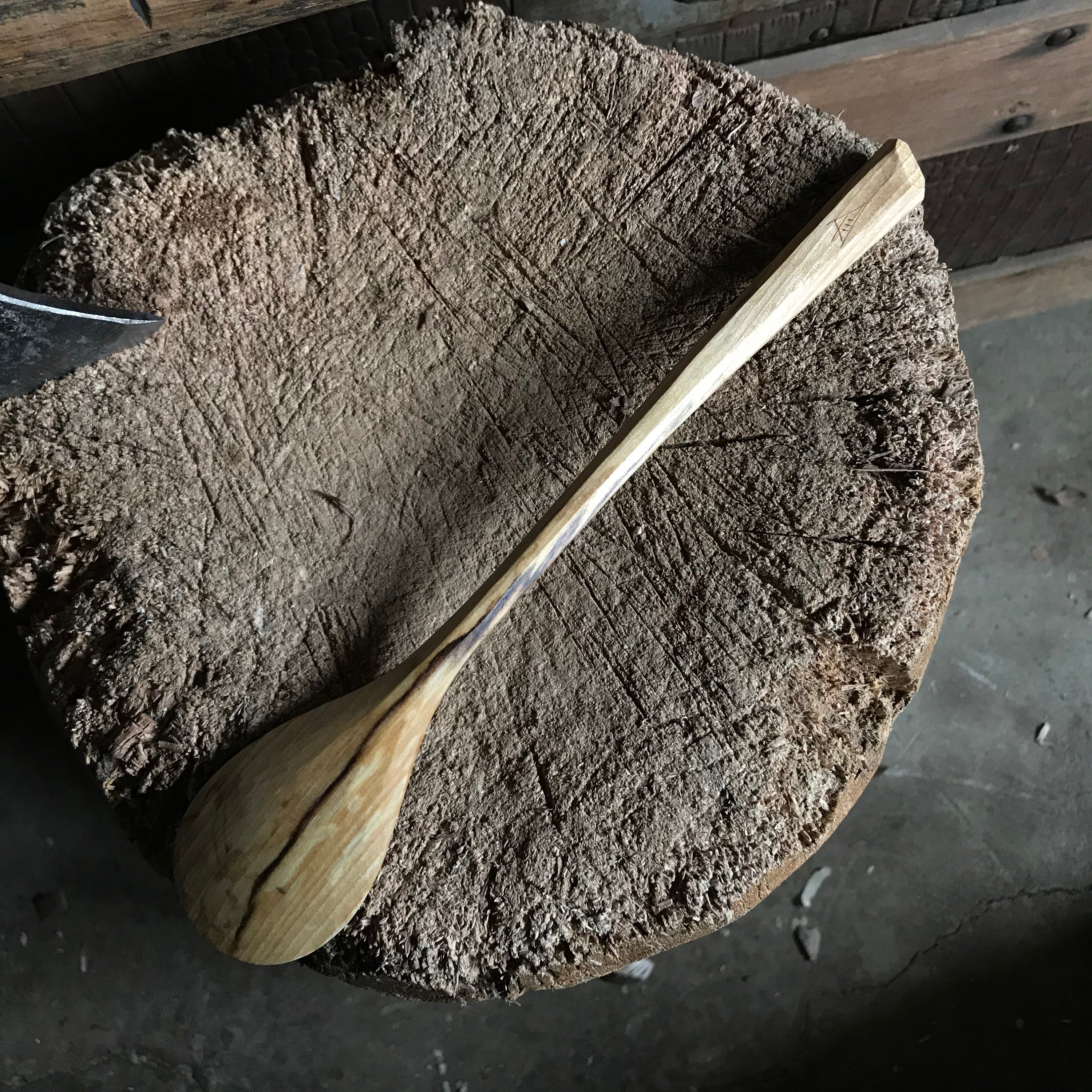 9 bushcraft spoon, wooden spoon, cooking spoon, soup spoon, all in one ...