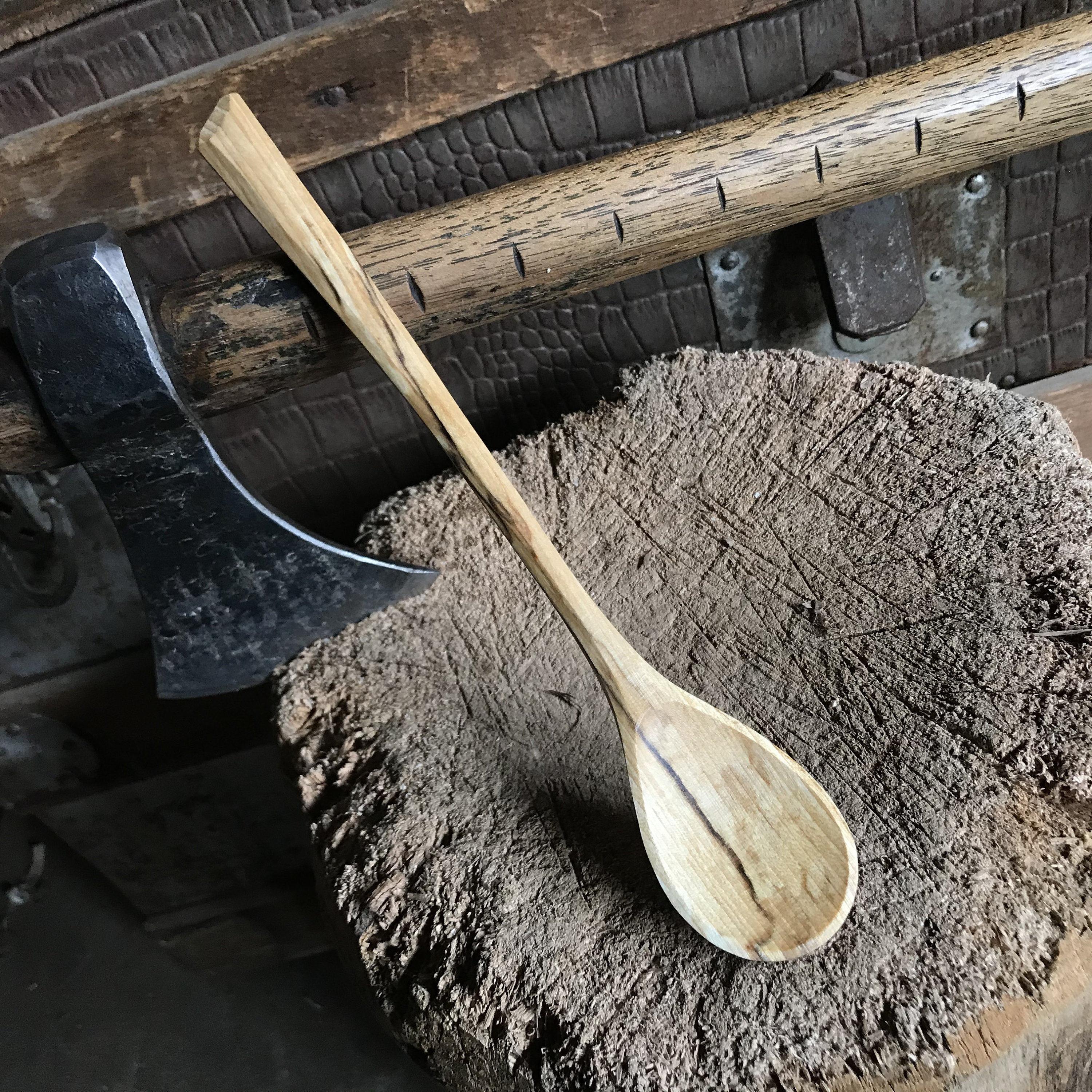 9 bushcraft spoon, wooden spoon, cooking spoon, soup spoon, all in one ...