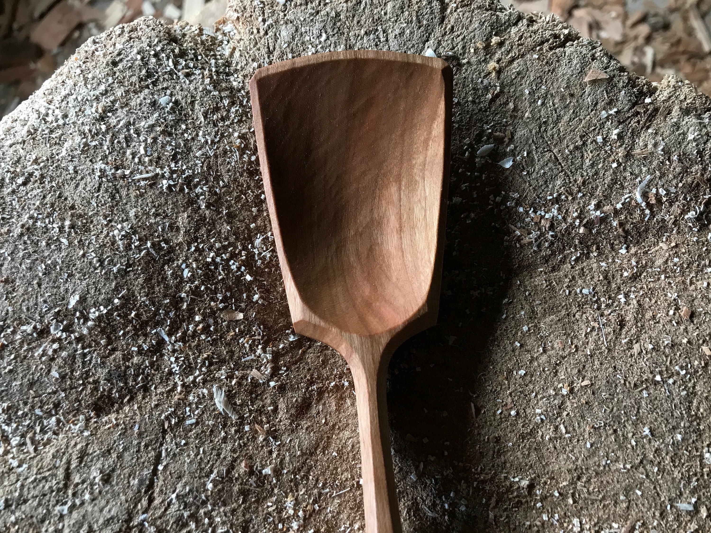 11 wok style spoon, wooden spoon, cooking spoon, serving spoon, made ...