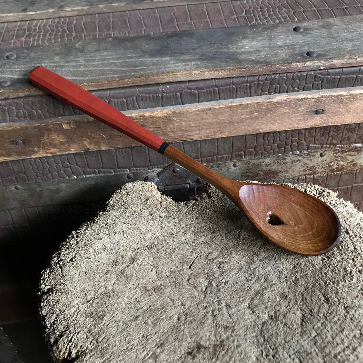 11 wooden spoon, cooking spoon, serving spoon, holiday spoon, hand ...