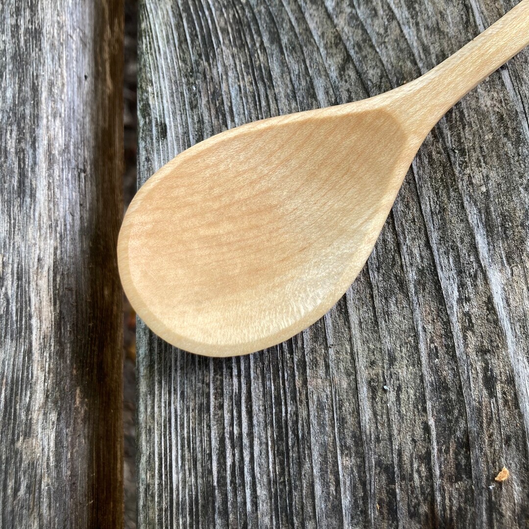 Dinner Spoon, 8” Wooden Eating Spoon - Etsy