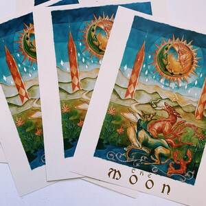 The Moon Tarot - Etsy