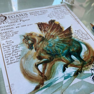 Pegasus Field-note - Etsy
