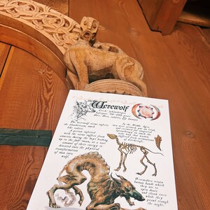 Werewolf Print - Etsy