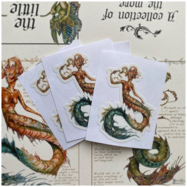 Siren Sticker - Etsy