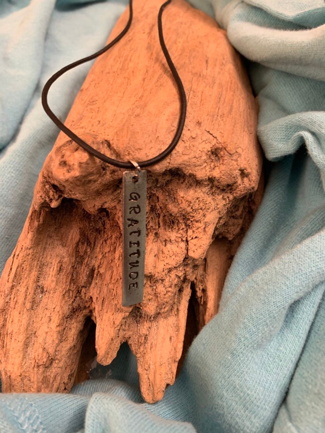 GRATITUDE Necklace - Etsy