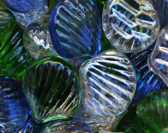 Glass seashells | Etsy