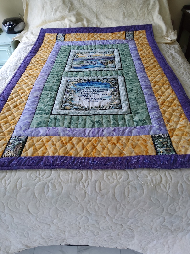 Serenity Prayer Lap Quilt - Etsy