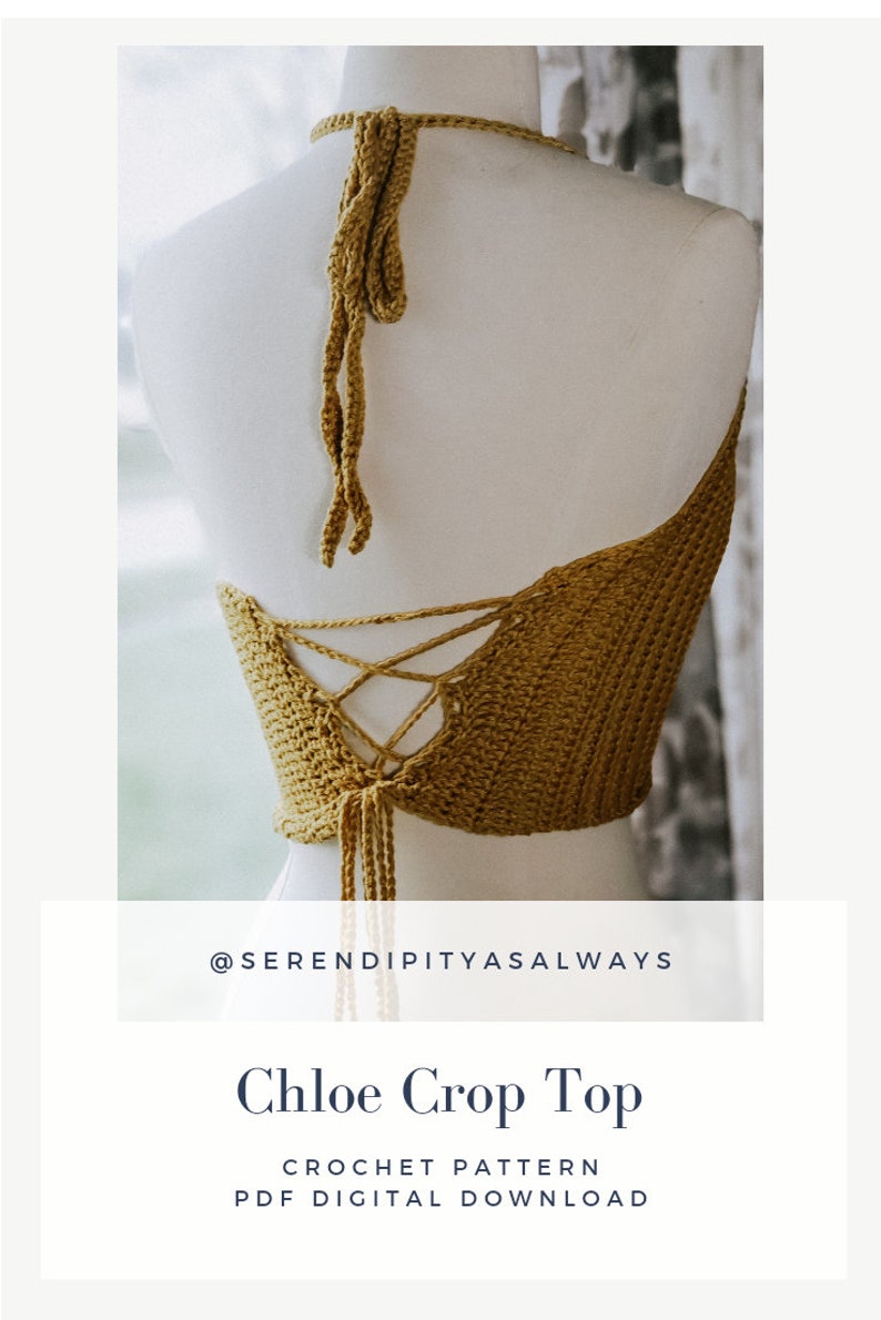 Chloe Crop Top PATTERN | Summer Drawstring Crop Top Pattern | DIY ...