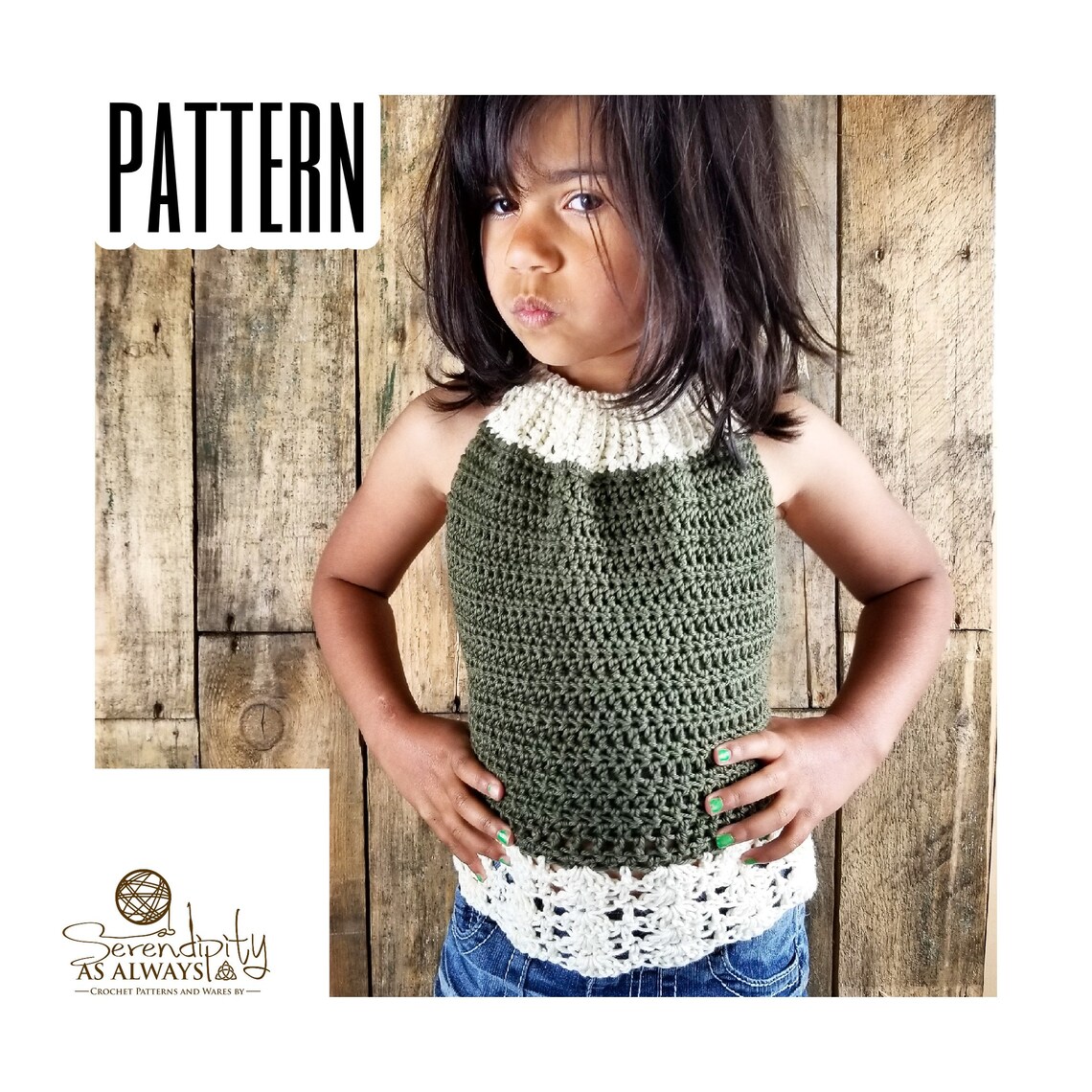 Crochet PATTERN Girl's Laskeside Halter Top Crochet | Etsy