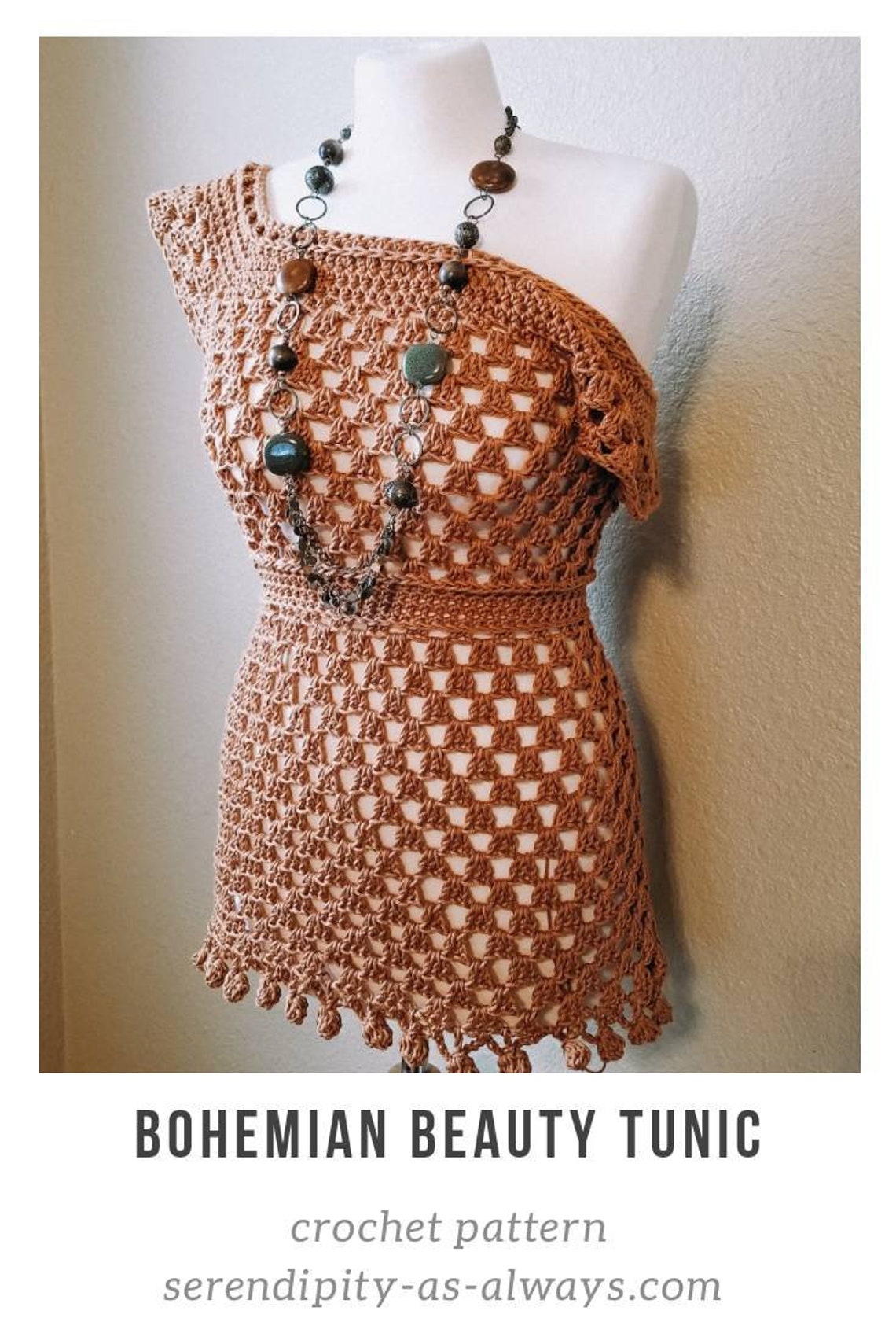 Crochet PATTERN Bohemian Beauty Tunic Pattern Summer | Etsy