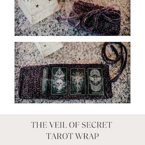 Crochet PATTERN Tarot Wrap | Tarot Pouch Pattern | Oracle Card Wrap ...