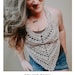 Celine Tank Crochet PATTERN Womens Triangle Tank Top Pattern - Etsy