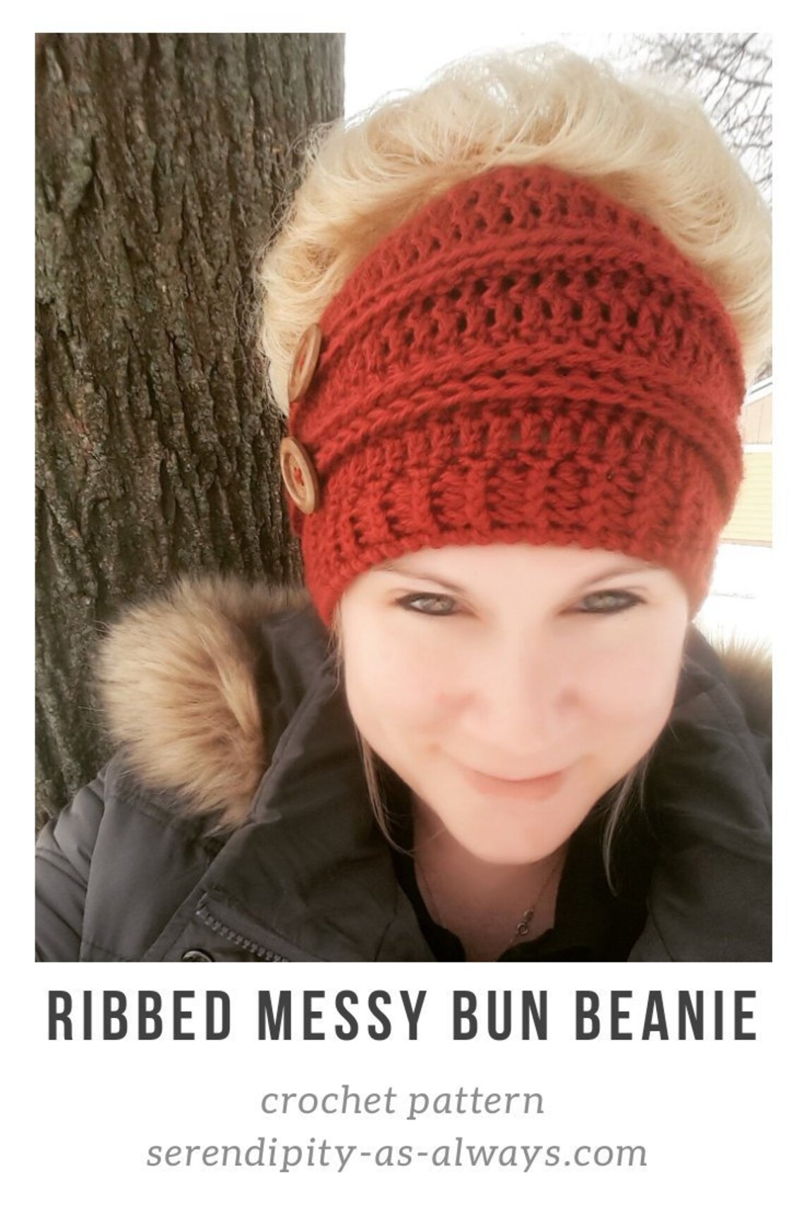 Crochet Pattern Messy Bun Beanie Crochet Pattern Bun Hat - Etsy
